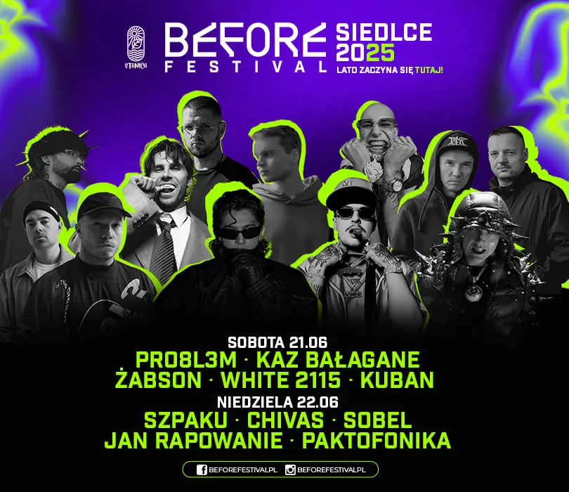BEFORE FESTIVAL, Bilety na Koncerty, Siedlce | Going.